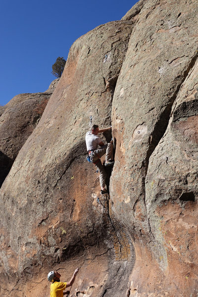 Rock Climb Breaking Bob, San Luis Valley