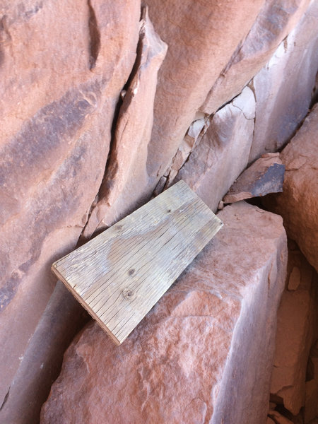 Rock Climbing in Raptor Tower, Southeast Utah