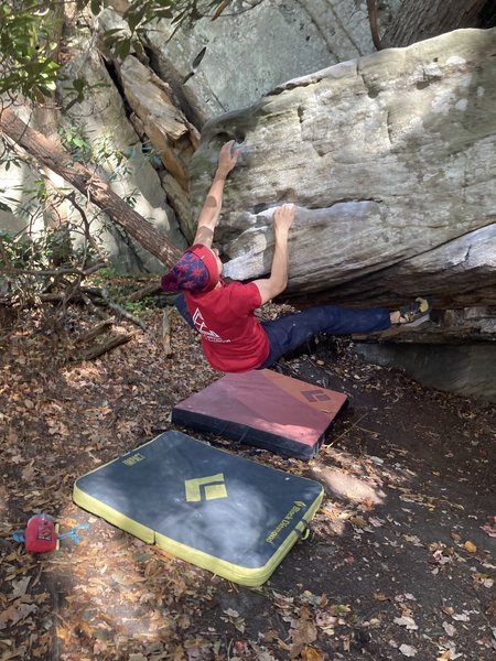 Last move of the traverse. Or first move of the Ship's Mantle Route