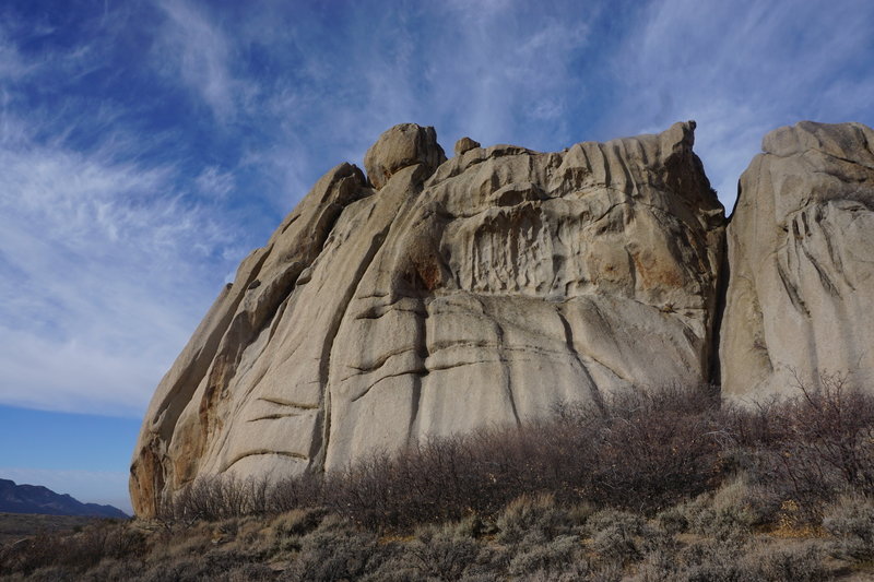 Rock Climbing in Redneck Rocks, West Desert