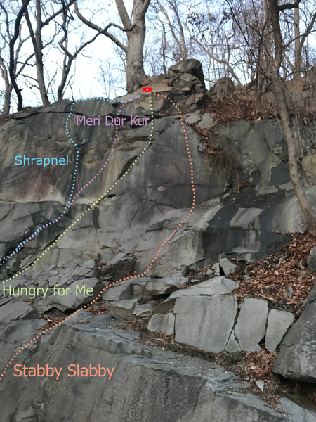 Rock Climb Stabby Slabby, Alapocas Run State Park