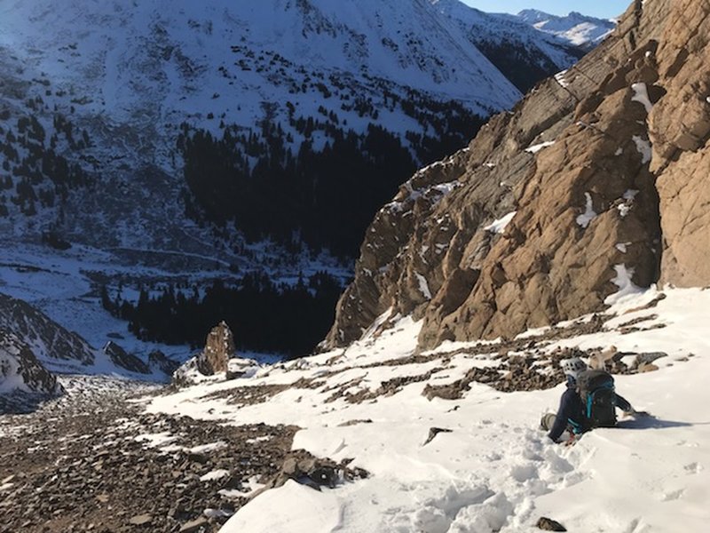 Climbing in McClellan Mountain (Gray's & Torrey's area), CO Ice & Mixed