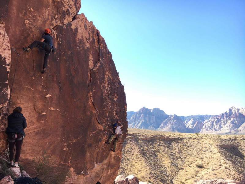 Rock Climb Evil Empire, Red Rocks