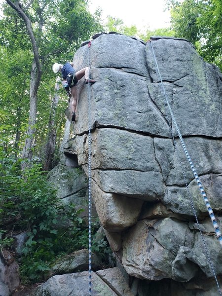 Rock Climb The Bolt Route, Frederick Watershed