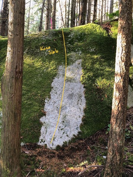 Climb Kona Slab, British Columbia