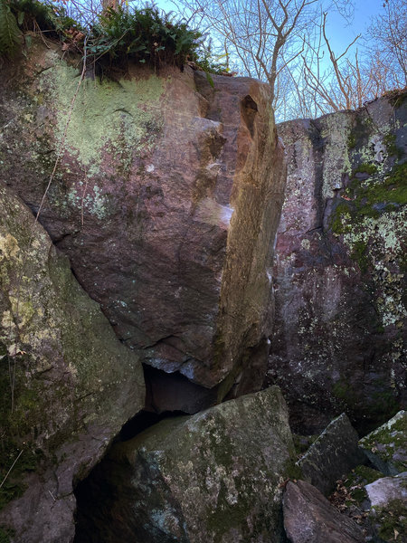 Climb Taborlin the Great, Devil's Lake Bouldering