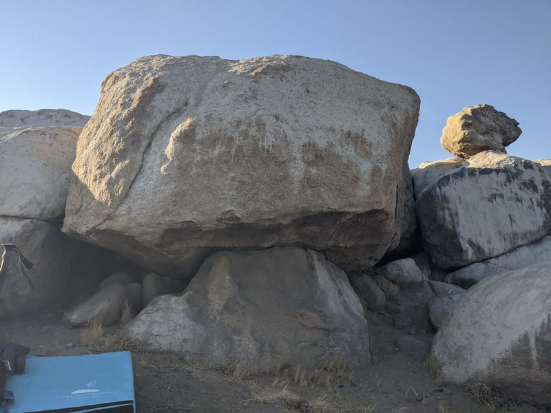 Climbing in Community Boulder, High Desert