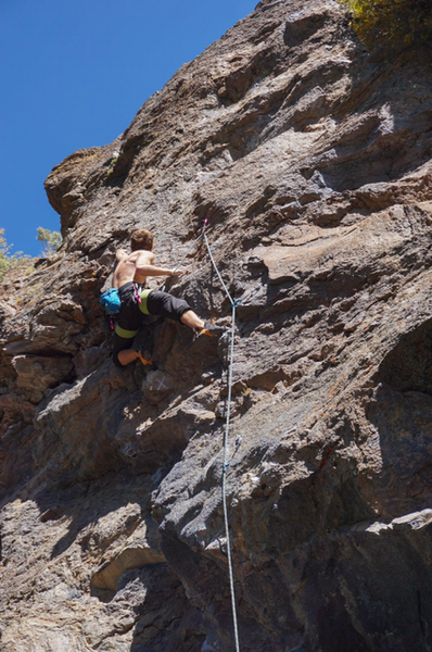 Rock Climb Heat Vampire, Sierra Eastside