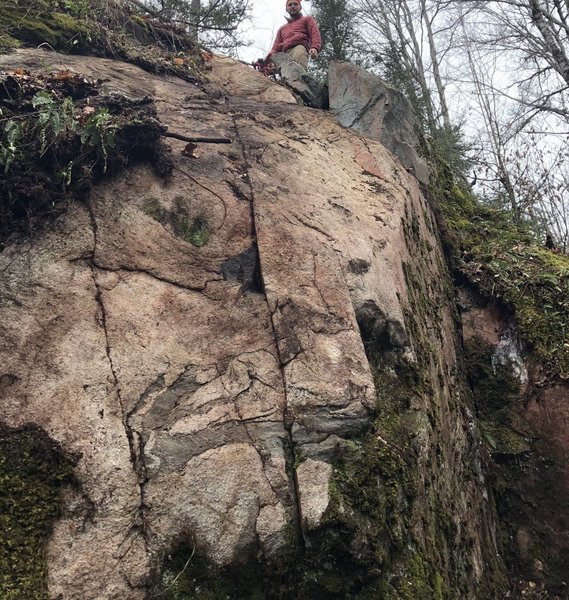 Climbing in Roadside Boulders, Upper Peninsula