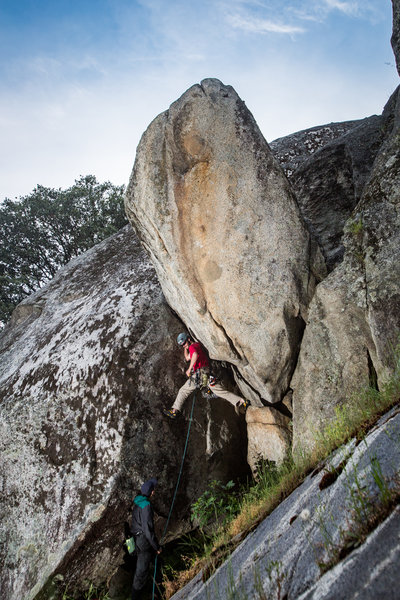 Rock Climb Folly Roof, Lake Tahoe
