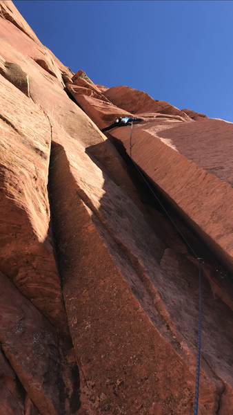 Pitch 3 is a ridiculous pitch of rock-climbing! From Offwidth, to ...