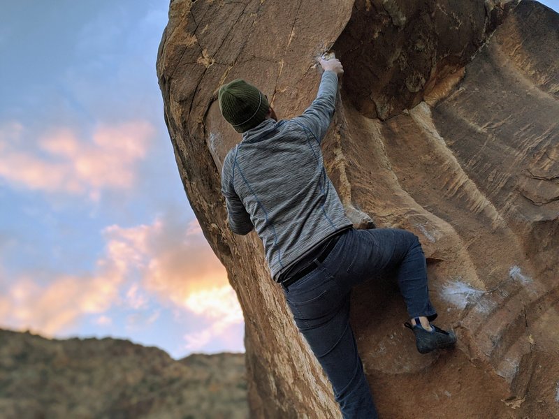 Bouldering in Le Cheval, Red Rocks