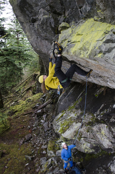 Climbing in *Dry Tooling & Ice Climbing at Exit 38, Central-West ...