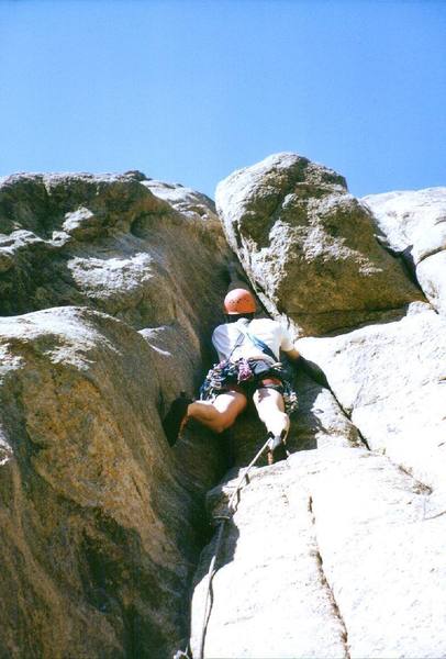 Rock Climb Skunk Crack, Boulder Canyon