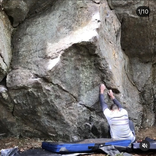 Bouldering in Meshomasic State Forest, CT Bouldering