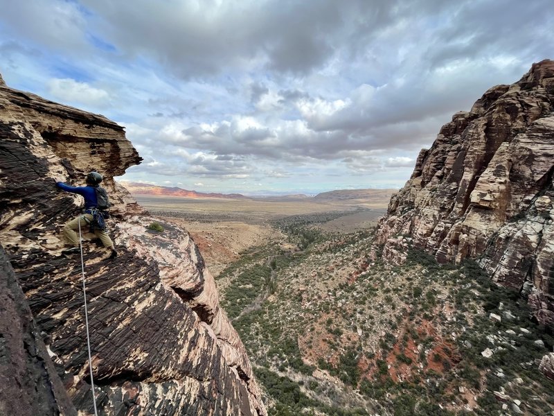 Rock Climbing in Southeast Buttress, Red Rocks
