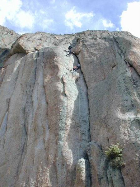 Filming on the Crack of Fear August 8, 2002. Unknown party.
