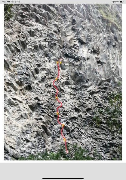 Rock Climb Caca Vaca - extension, Cachi