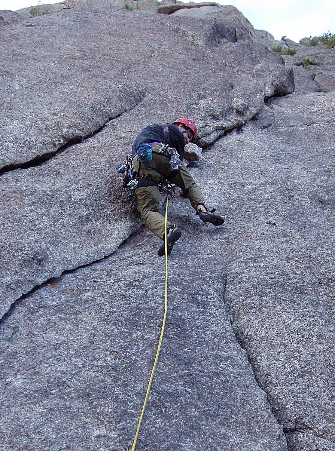 Scott Conner starting up the first pitch.