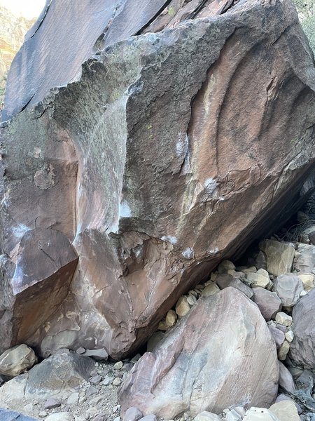 Bouldering in The Cubicle, Red Rocks
