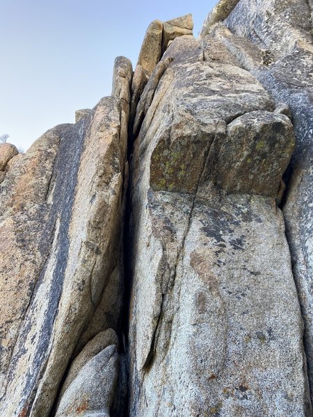 Looking up from the base of the squeeze. The bolts are drawn "floating ...