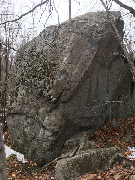 Climbing in Slab Boulders, WM: Albany Area