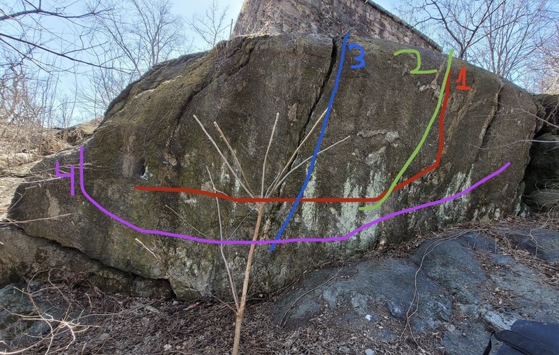 Bouldering in The Blockhouse, New York City