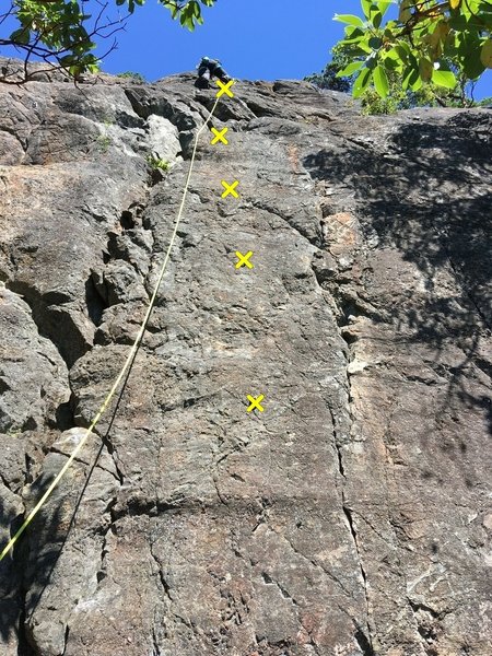 Rock Climb Rubble Crack, Northwest Region