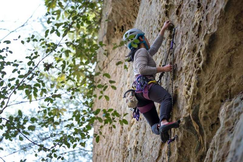 Rock Climb King Pin, Red River Gorge