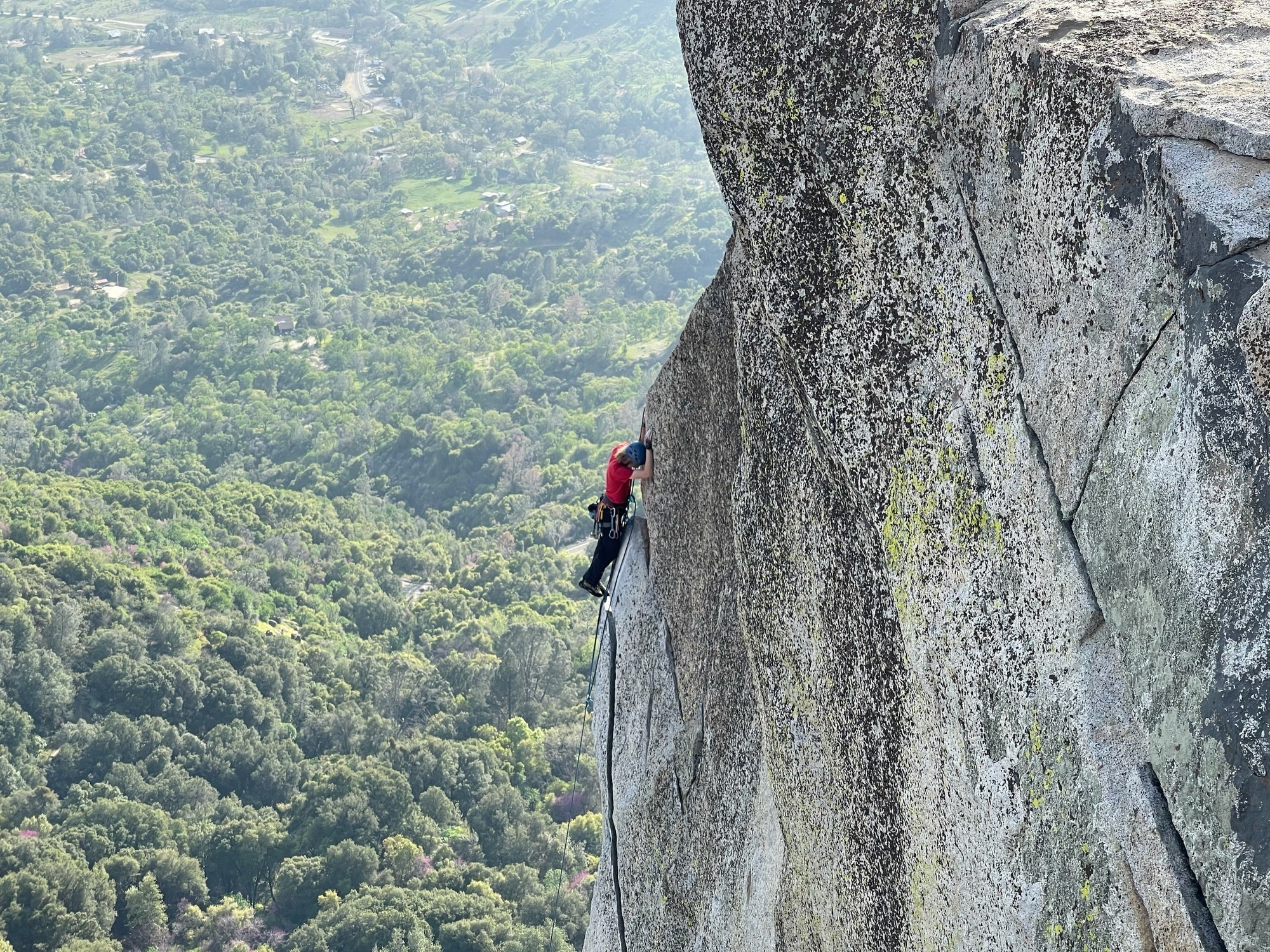 Grigri top rope solo on Platinum Plus. Awesome exposure!