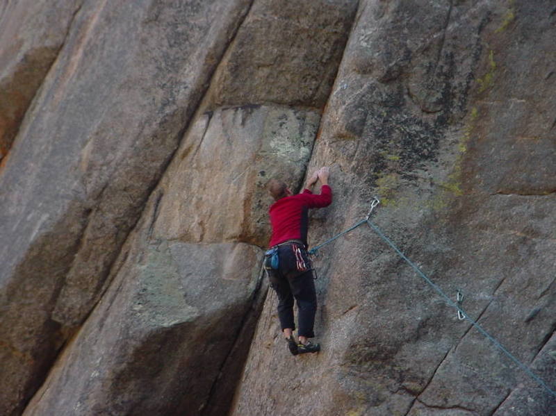 Rock Climb Dyno Arête, Boulder