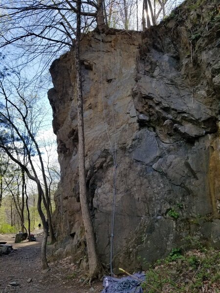 Rock Climb Rocky and Bullwinkle, Birdsboro Quarry