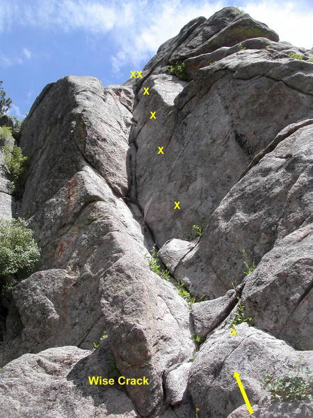 Rock Climb Wise Crack, Boulder Canyon