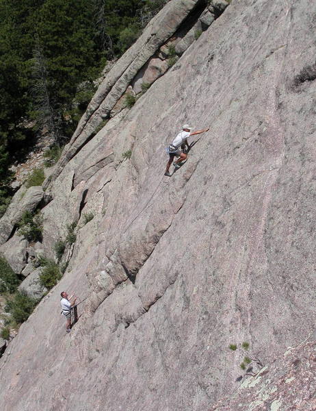 Rock Climb La Chaim, Lumpy Ridge