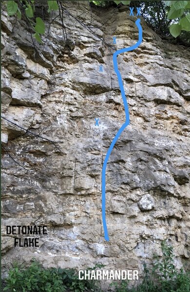 Rock Climb Charmander, WM: Cliff Drive