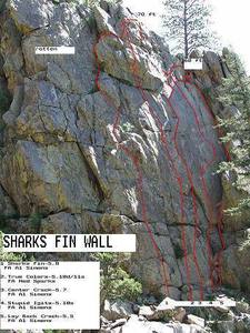 Rock Climbing in Shark's Fin Wall, Estes Park Valley