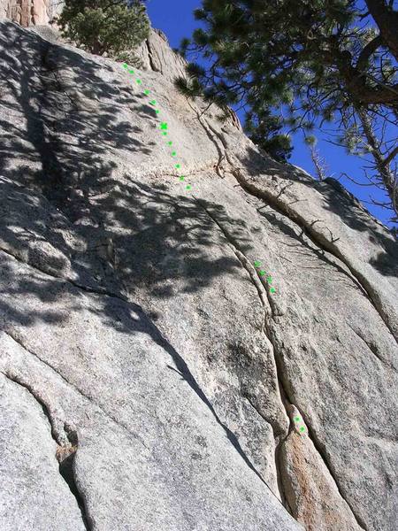 Rock Climb Alignment of the Misaligned, Lumpy Ridge