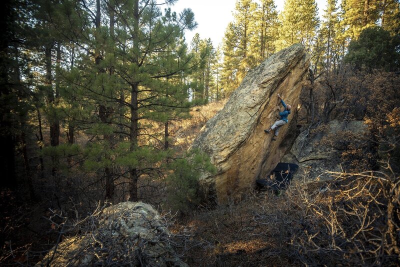 Climb Trigger Finger, Dolores Boulders