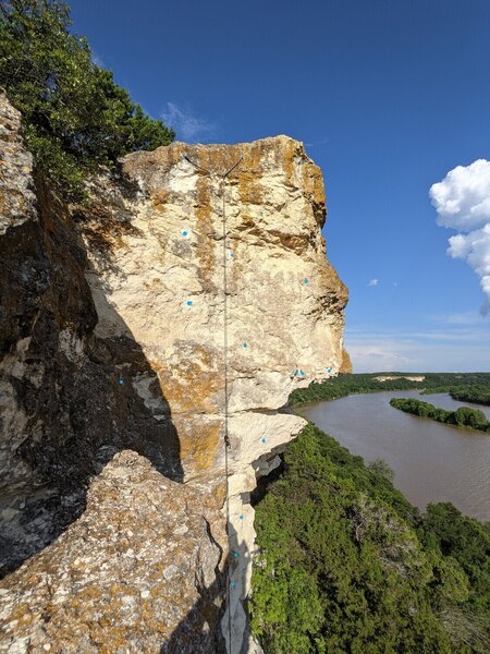 Rock Climb Buzzard Bananza, Hamm Creek Park