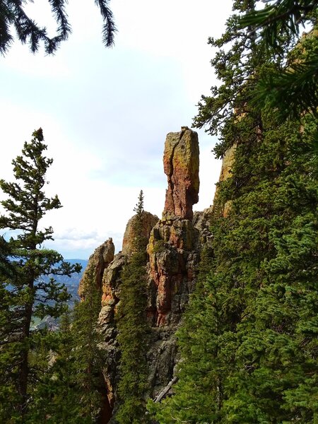 Rock Climbing in Enos Mills, Estes Park Valley