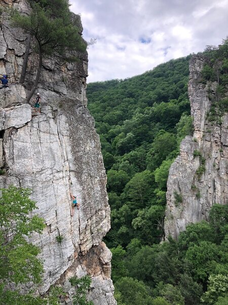 Rock Climb The Burn, Seneca Rocks