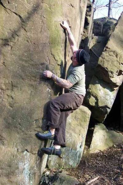 Bouldering in Garrett Mountain, c. NorthEast
