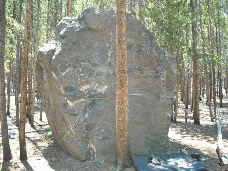 Climbing in The Black Boulder, Buena Vista