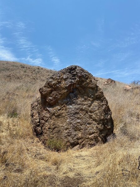 Climbing in Humpty Dumpty Boulder, Mexico