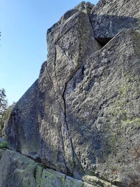 Rock Climb Flaking Out, Lake Tahoe