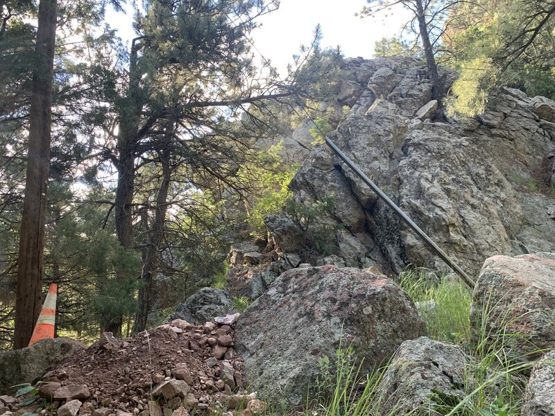 Rock Climbing in Quartzite Crag, Eldorado Canyon State Park