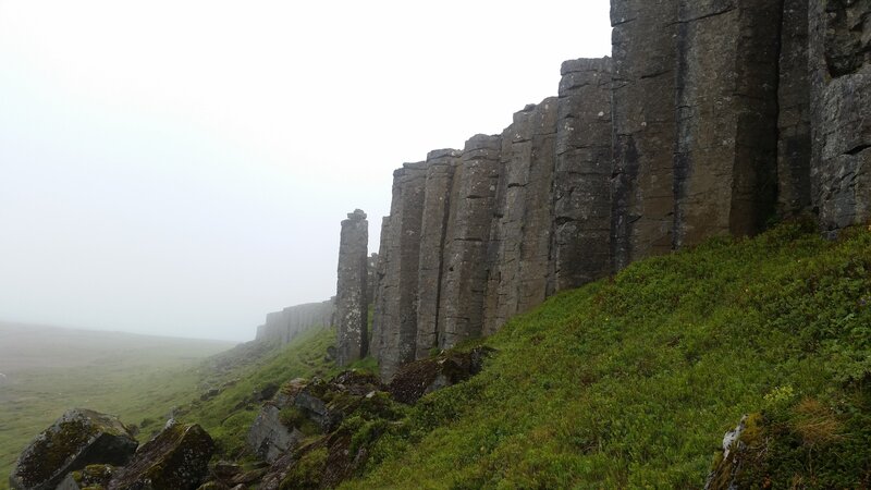 Rock Climbing in Gerðuberg Cliffs, Iceland