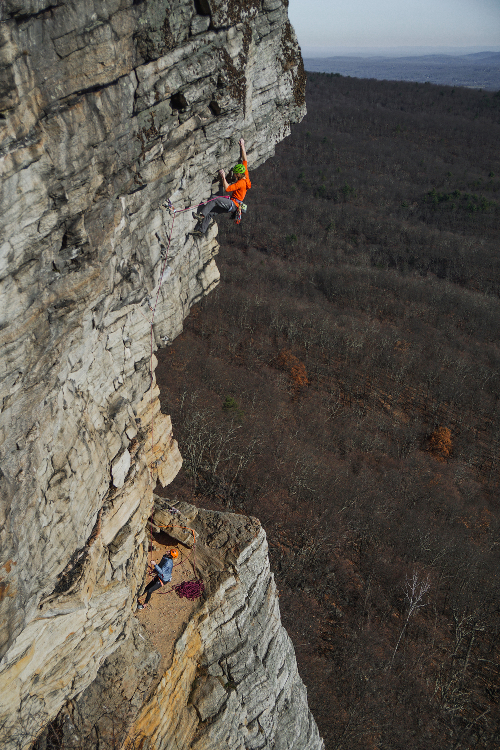 The most beautiful route in the Gunks! Photo by Henry Ley