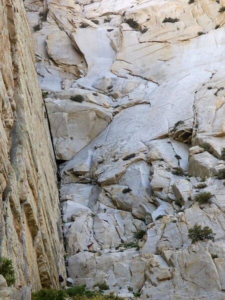 Rock Climbing in The Slabs, Sierra Eastside