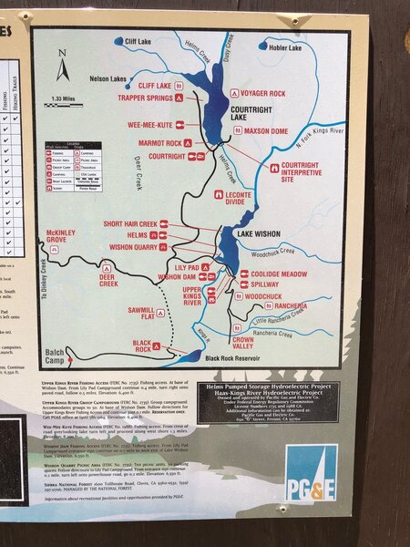 Rock Climbing in Wishon Reservoir, Western Sierra